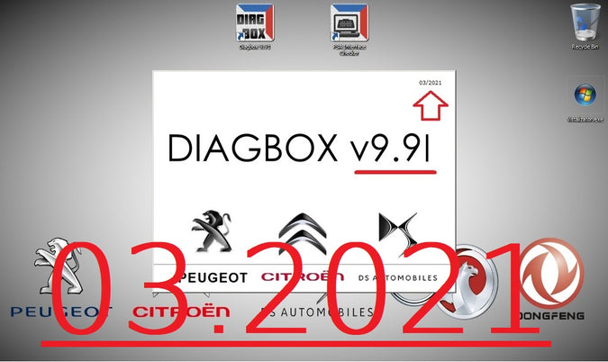 DiagBox 9.91 (03 / 2021) VM – Diagnostics & Programming for Peugeot ...